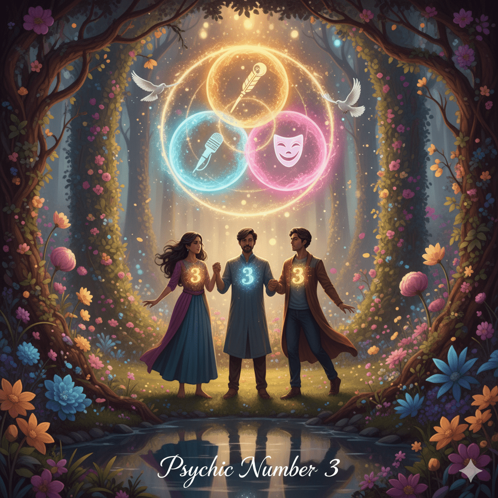 Psychic Number 3: Meaning, Traits & Emotional Expression